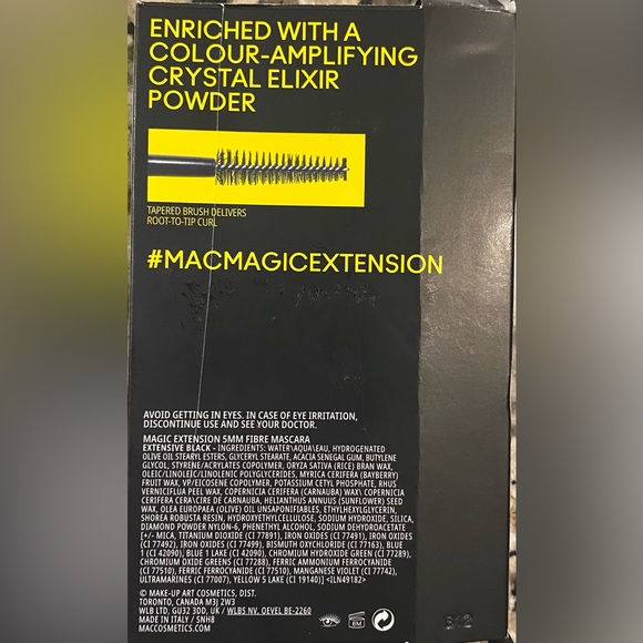 MAC Cosmetics | Makeup | Mac Magic Extension Mascara Extreme Black ...